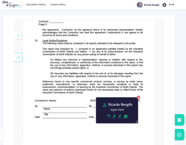 DBS eSign | Secure Compliant Electronic Signature Solution