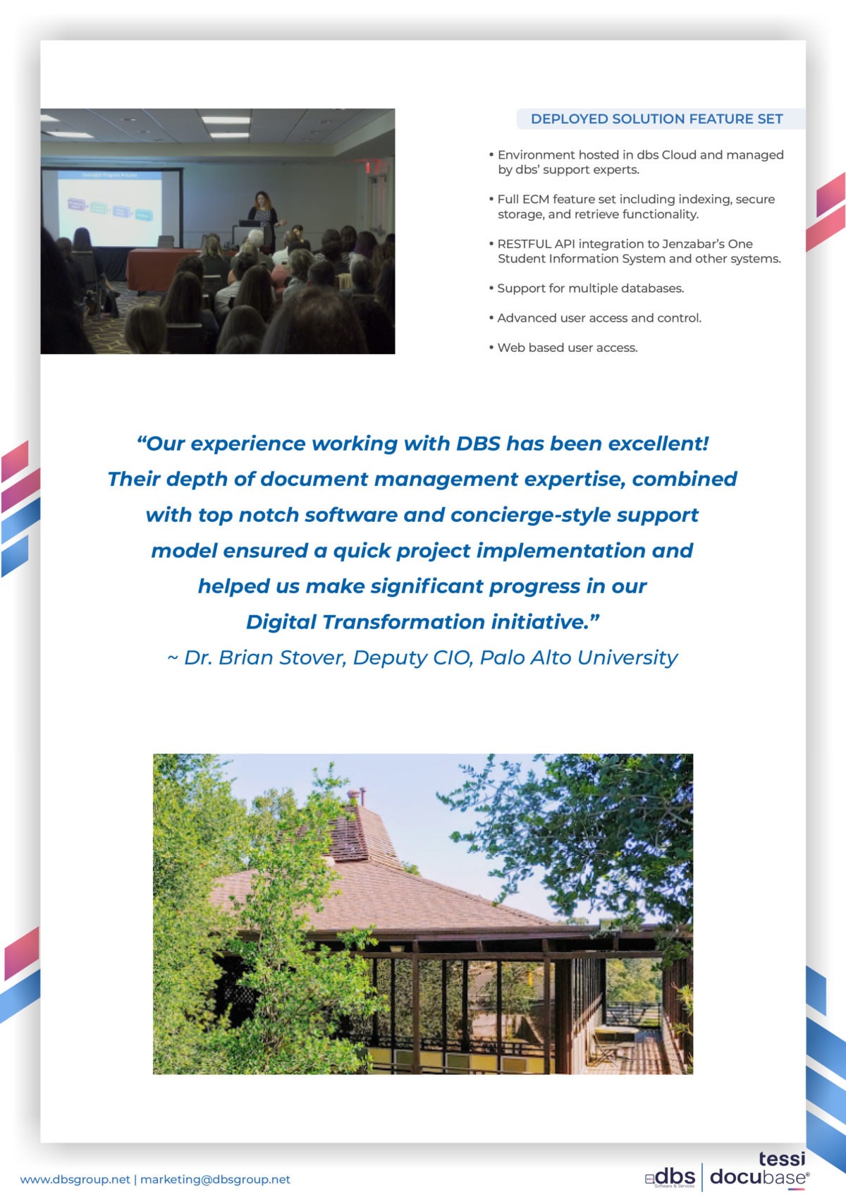 Palo Alto University, Palo Alto, CA, Document & Content Management Case ...